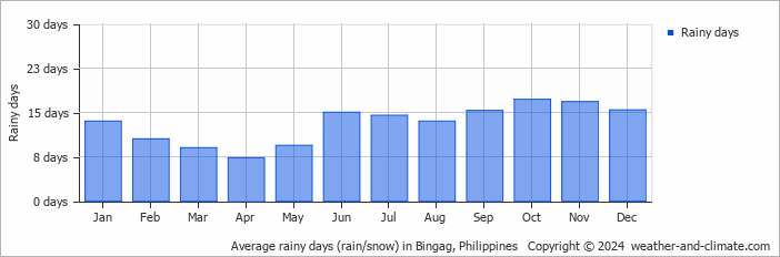 Bingag Rainfall by Month – Average Precipitation